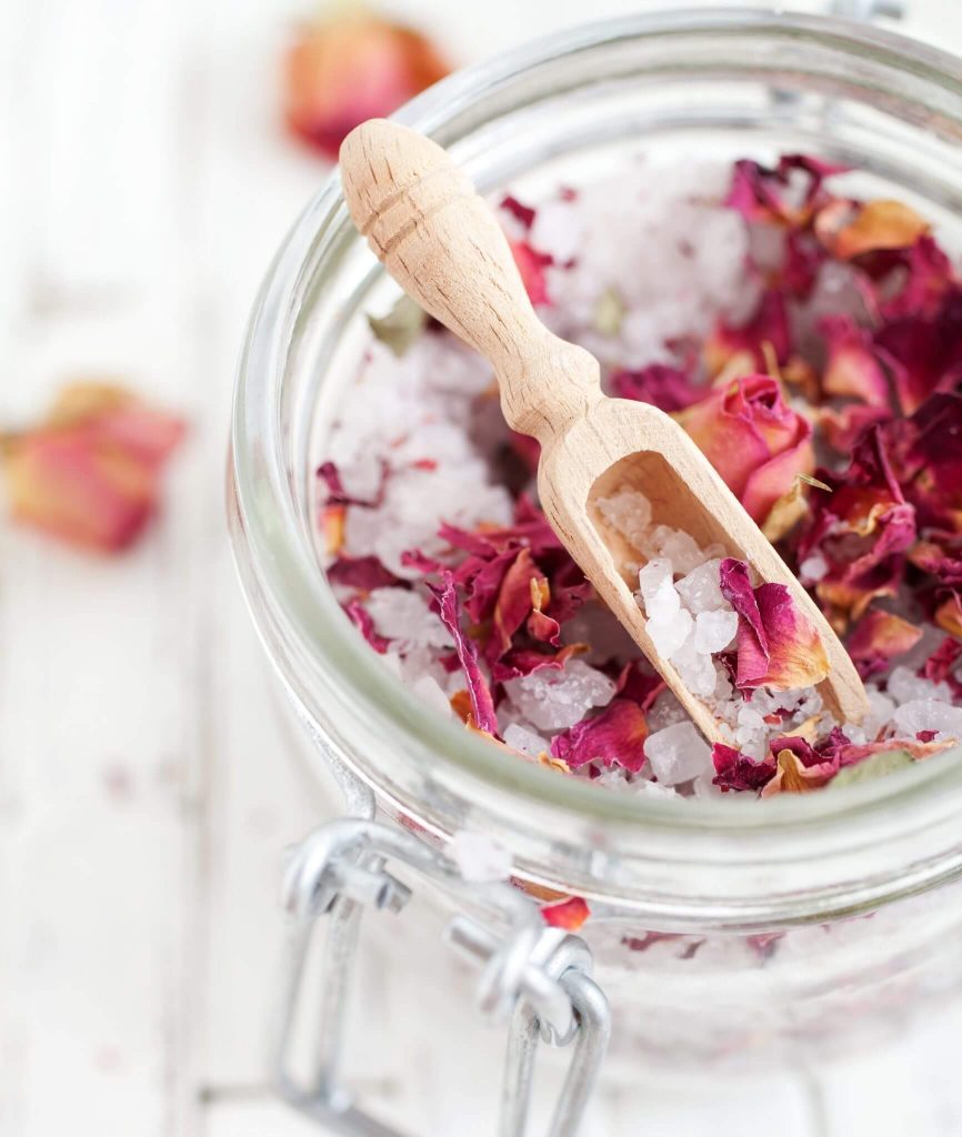 Hormone Balancing Rose Bath Salts | This Doctors Kitchen