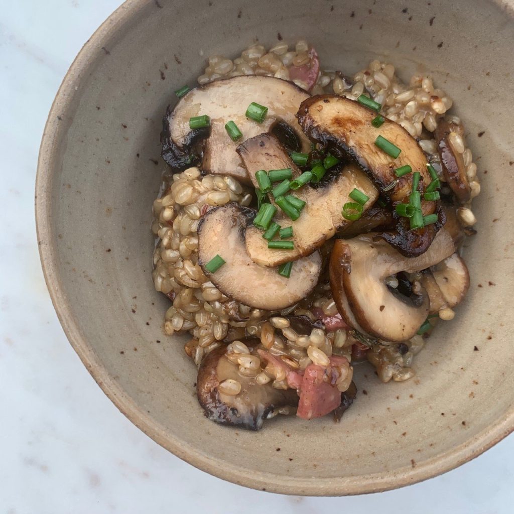 Brown Rice Mushroom Risotto | This Doctors Kitchen
